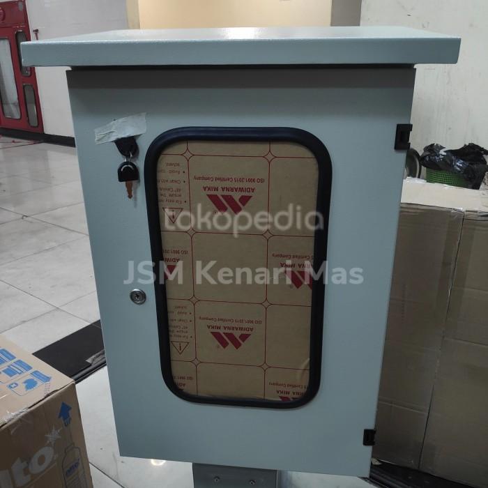 Jual Box Panel Topi Outdoor 40x60x27 Double Pintu tebal 1,5mm RAL7032 ...