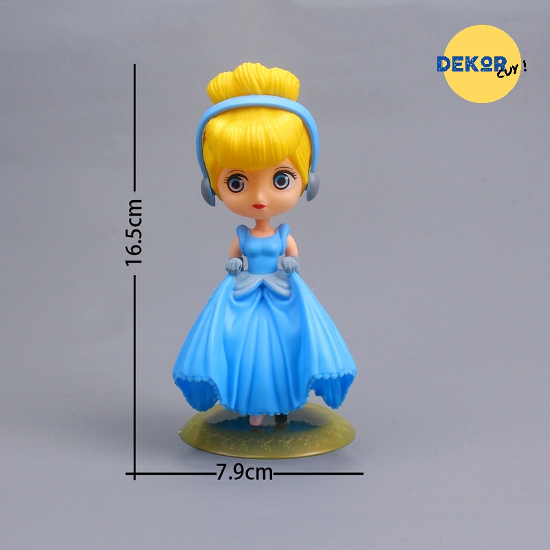 Jual TOPPER PRINCESS DISNEY ELSA BELLE ARIEL SNOWWHITE FROZEN / Cake ...