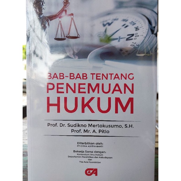 Jual [BUKU ORI] Bab Bab Tentang Penemuan Hukum Karya Sudikno ...