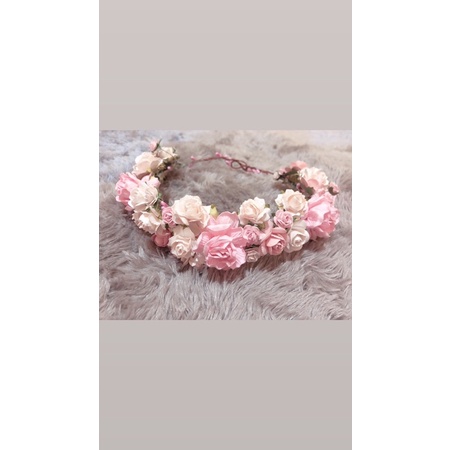 Jual Pinkiss flower crown | Shopee Indonesia