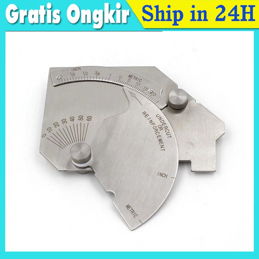 Jual MG 8 Welding Gauge Inspection Cam Tipe Gauge Untuk Tukang Las Inspeksi Pengukuran Gap ...