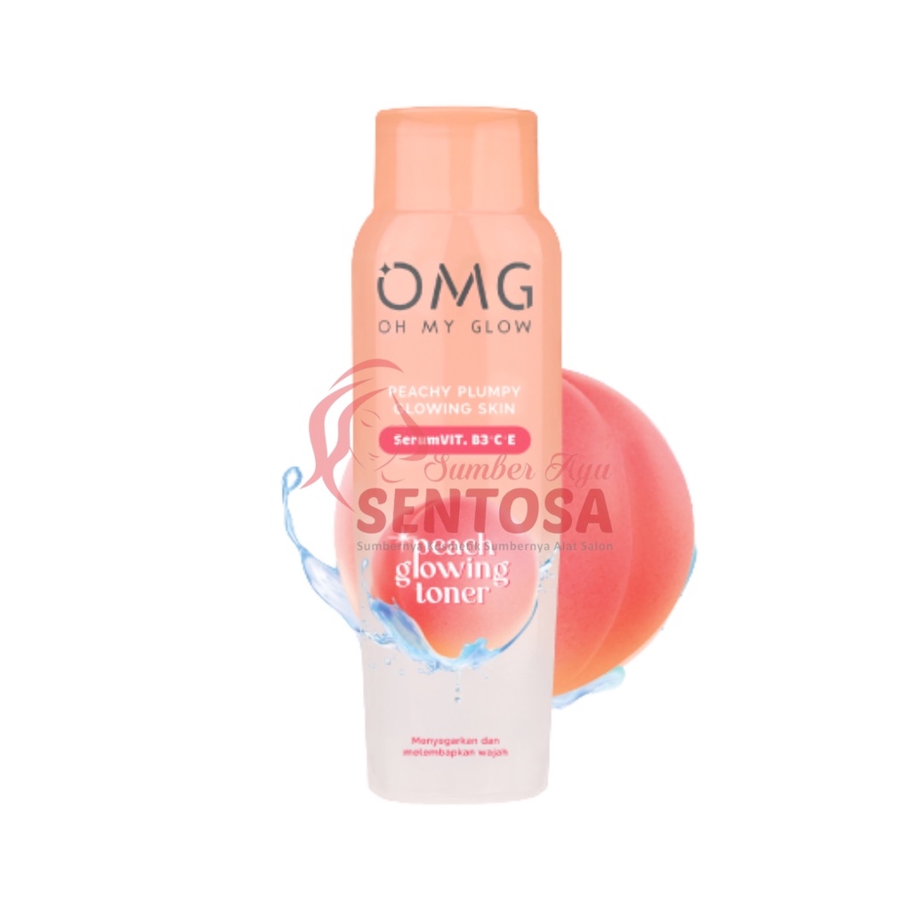 Jual OMG OH MY GLOW PEACH GLOWING TONER 100 ML | Shopee Indonesia