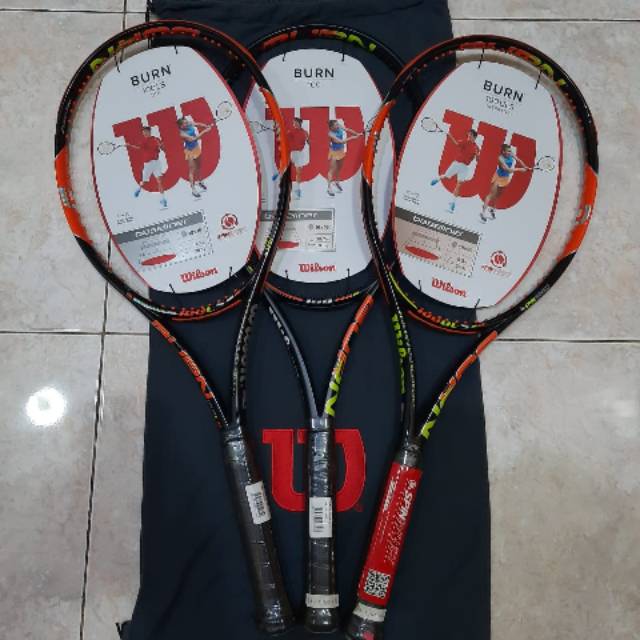 Jual RAKET TENIS WILSON BURN MOTIF - SPIN EFFECT -SMART TENIS SENSOR ...