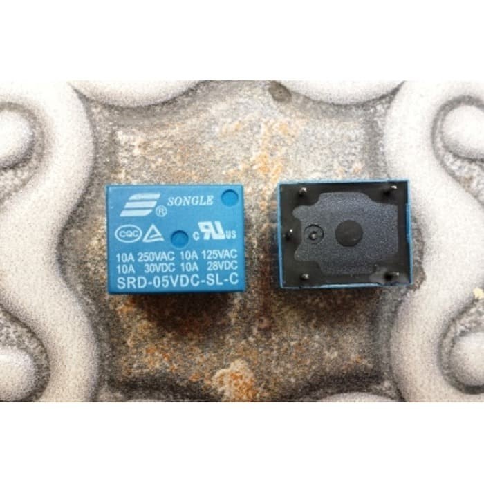 Jual RELAY SONGLE 5V 10A SRD-05VDC-SL-C 5 PIN 5P | Shopee Indonesia