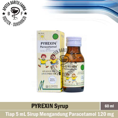 Jual PYREXIN SIRUP Paracetamol 60 ML | Shopee Indonesia