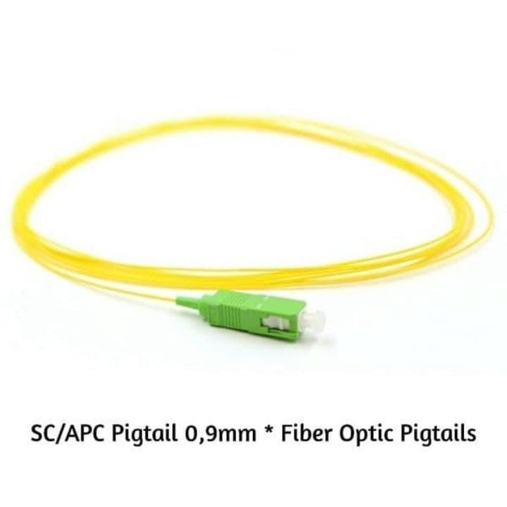 Jual Pigtail Fiber Optik SC APC 0.9mm SC APC Fiber Optic - Pigtail FO ...