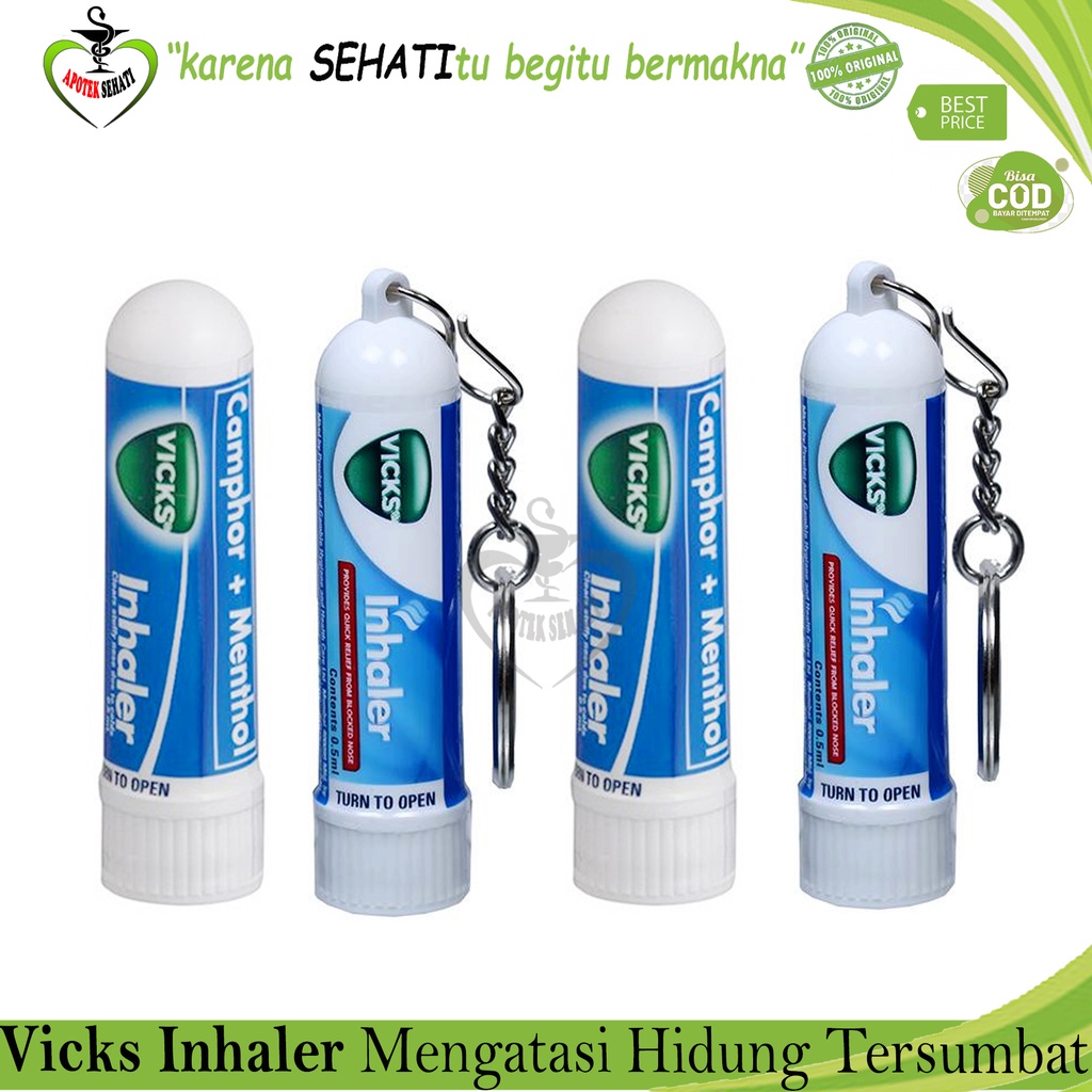 Jual PROMO!!!!! VICKS Inhaler Melegakan Hidung Tersumbat Karena Pilek ...