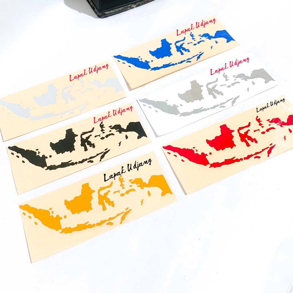 Jual STICKER PETA INDONESIA CUTTING STICKER | Shopee Indonesia