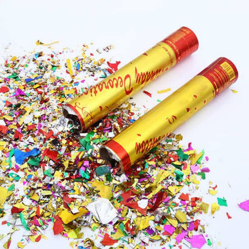 Jual KHUSUS JAWA Confetti Popper ukuran ± 100 cm / 80 cm / 60 cm party ...