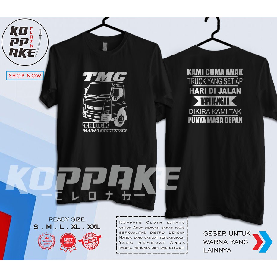 Jual Kaos Truk Mania Community Dengan Kata v2 Baju Komunitas Truk ...
