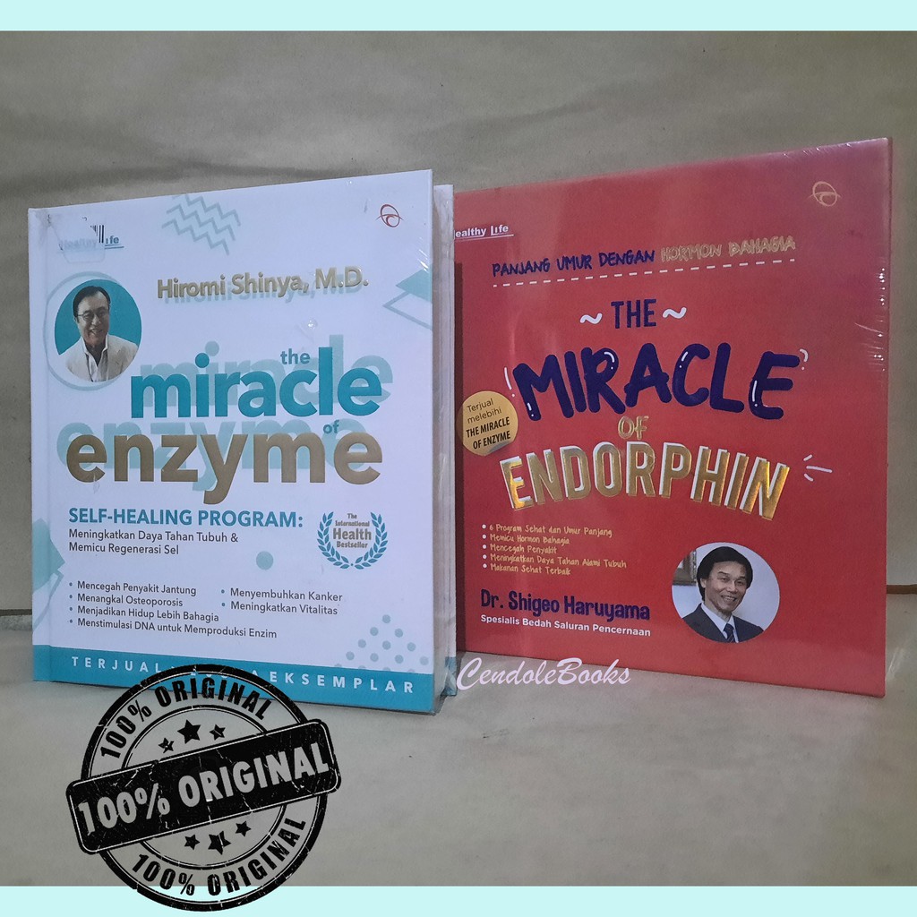 Jual Paket Buku Kesehatan : The Miracle Enzyme dan The Miracle of ...