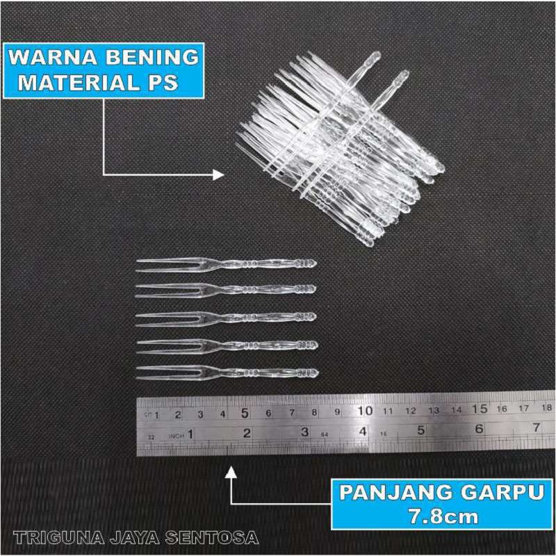 Jual BUAH KUE Garpu Mini Plastik Garpu buah kecil | Shopee Indonesia