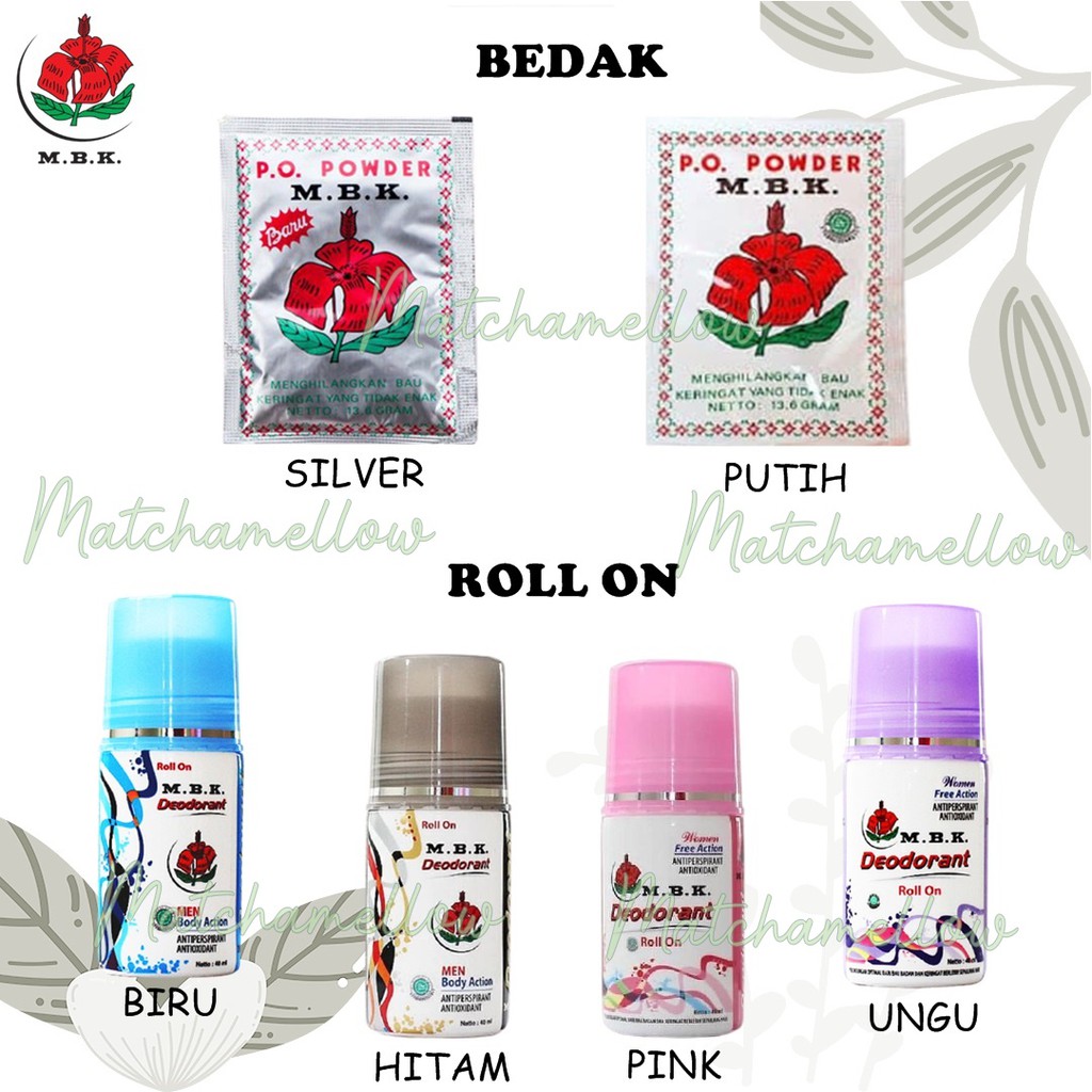 Jual ️MATCHA ️MBK BEDAK DEODORANT SUPER SILVER PUTIH -DEODORANT ROLLON BEDAK KETIAK | Shopee ...