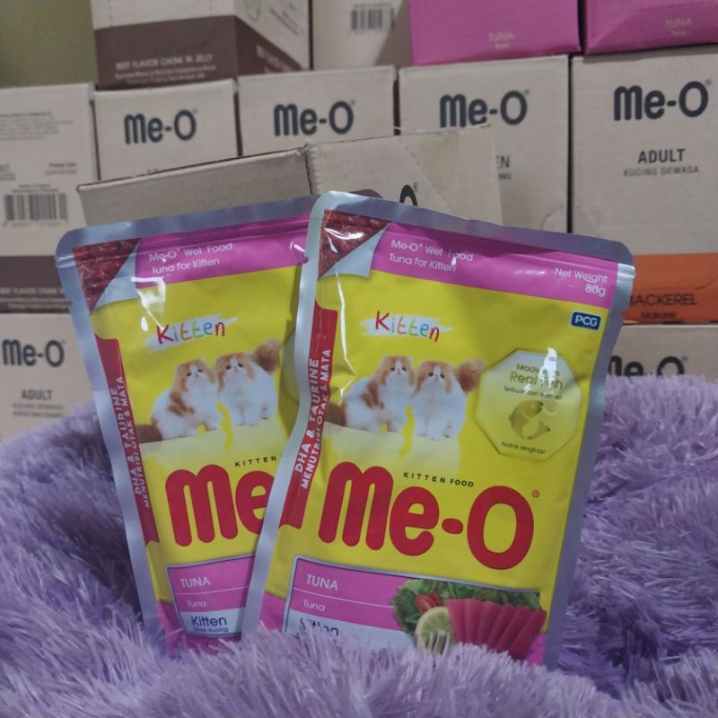 Jual Makanan Kucing Meo Sachet Kitten 80 Gram - Makanan Basah Kucing ...