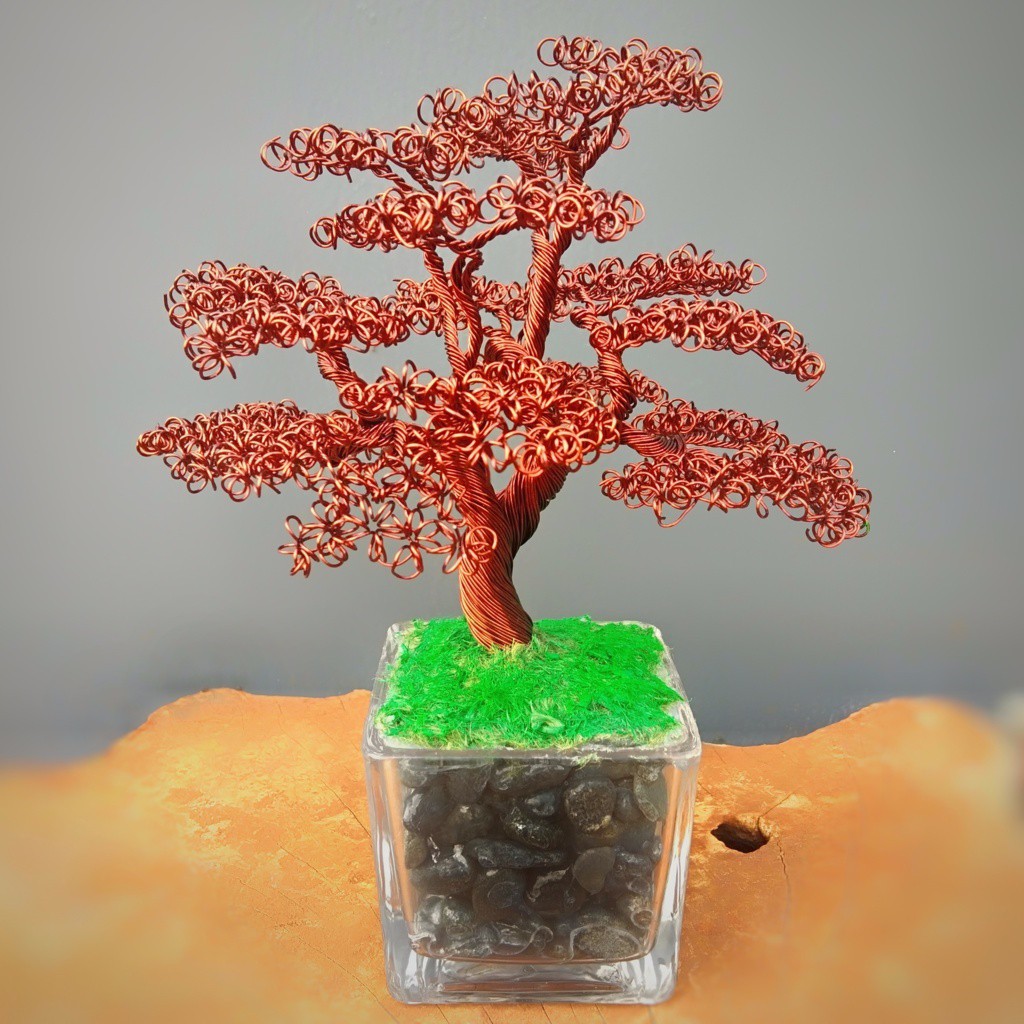 Jual Bonsai Artificial Hiasan Dinding Tanaman Artificial Bahan Kawat ...