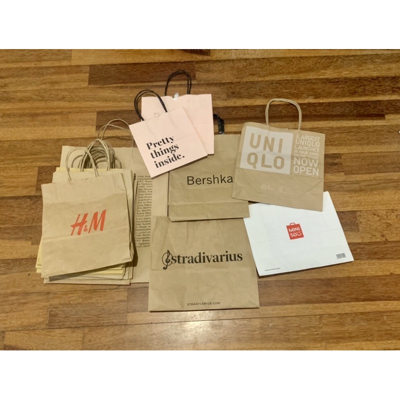 Jual [Bekas] Paper Bag Brand(Baca Deskripsi) | Shopee Indonesia