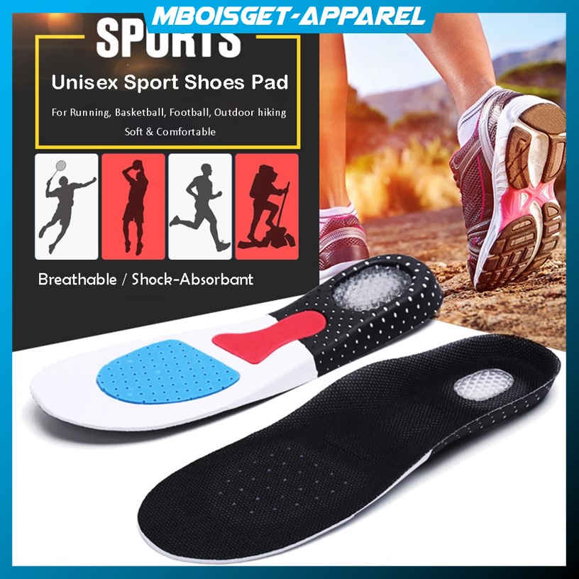 Jual MBOISGET - INSOLE SEPATU OLAHRAGA SPORT SHOES Alas Kaki Sepatu ...