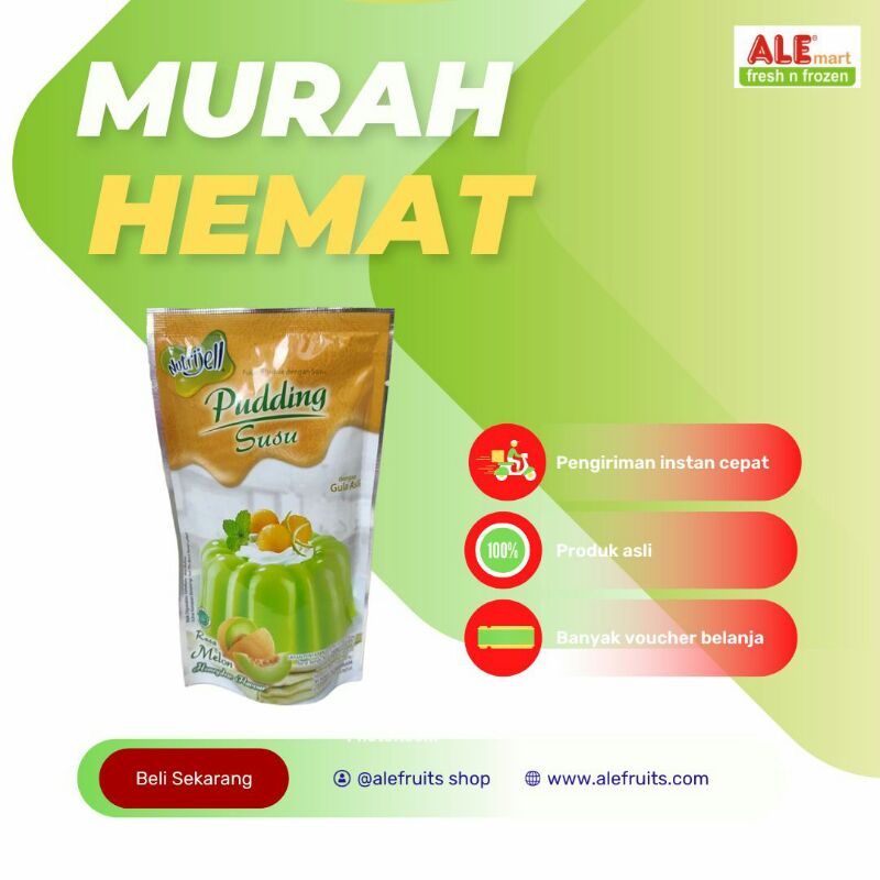 Jual Nutrijell pudding susu rasa melon, Nutrijell pudding susu ...
