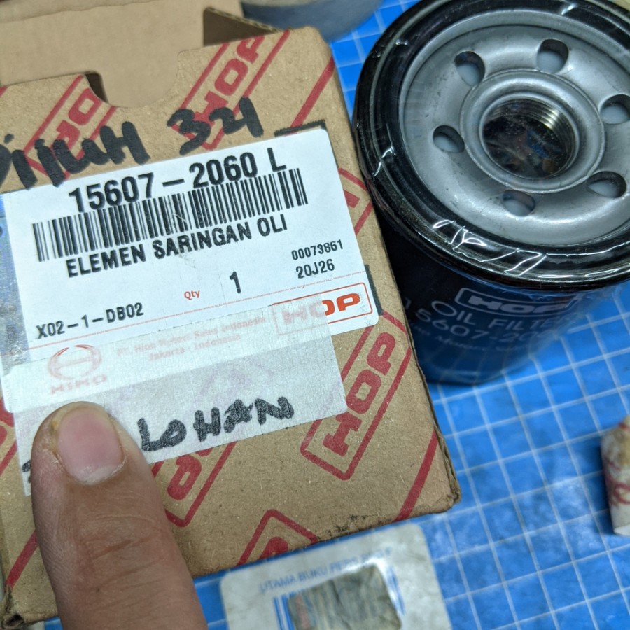 Jual filter oli gardan lohan 15607 2060L tipe FL260 new gen HOP ...