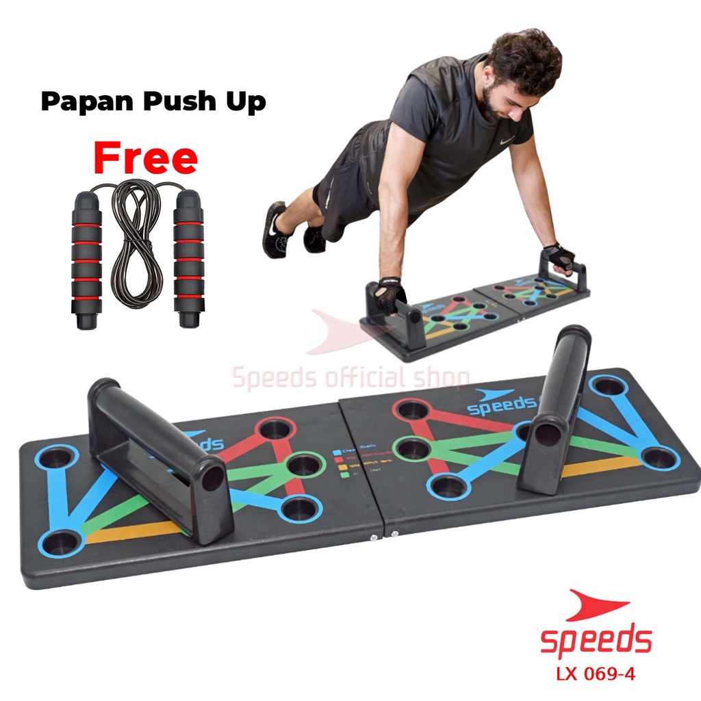 Jual SPEEDS Push Up Stand Push Up Board Alat Bantu Push Up Push Up ...