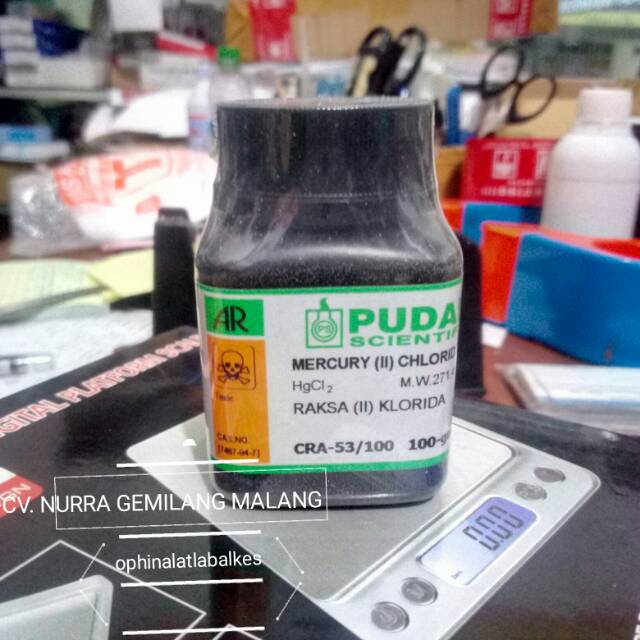 Jual Mercury (II) Chloride Merk Pudak Scientific | Shopee Indonesia