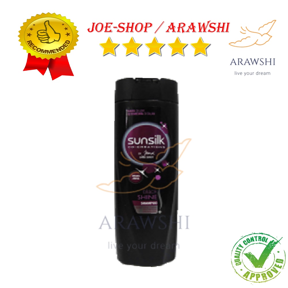 Jual Sunsilk Shampoo Hitam 160ml - Glossy Black & Shine Rambut Sehat ...