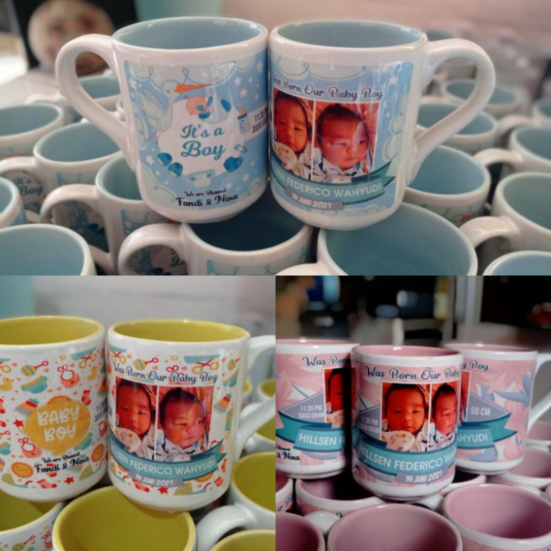 Jual MUG DALAM WARNA BIRU MUDA PESANAN RINI MARYAM | Shopee Indonesia