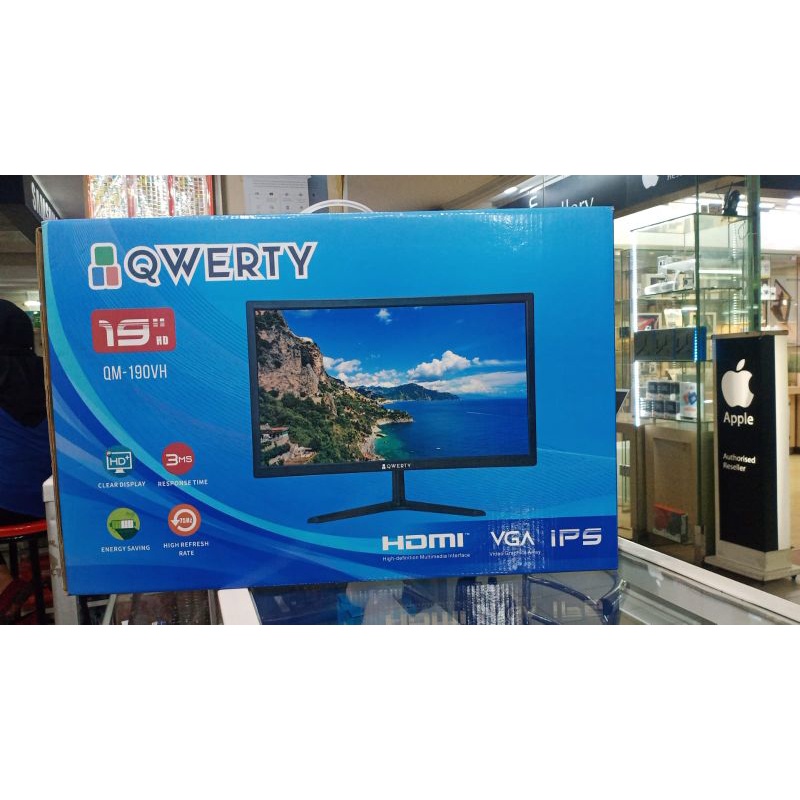 Jual LED MONITOR QWERTY QM-19VH 19 INCHI | Shopee Indonesia