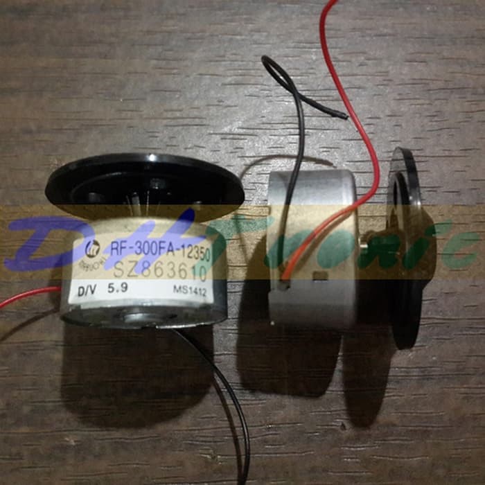 Jual Motor DVD + Topi RF-300A DC 5,9V Dinamo DVD Player Dinamo Mini ...