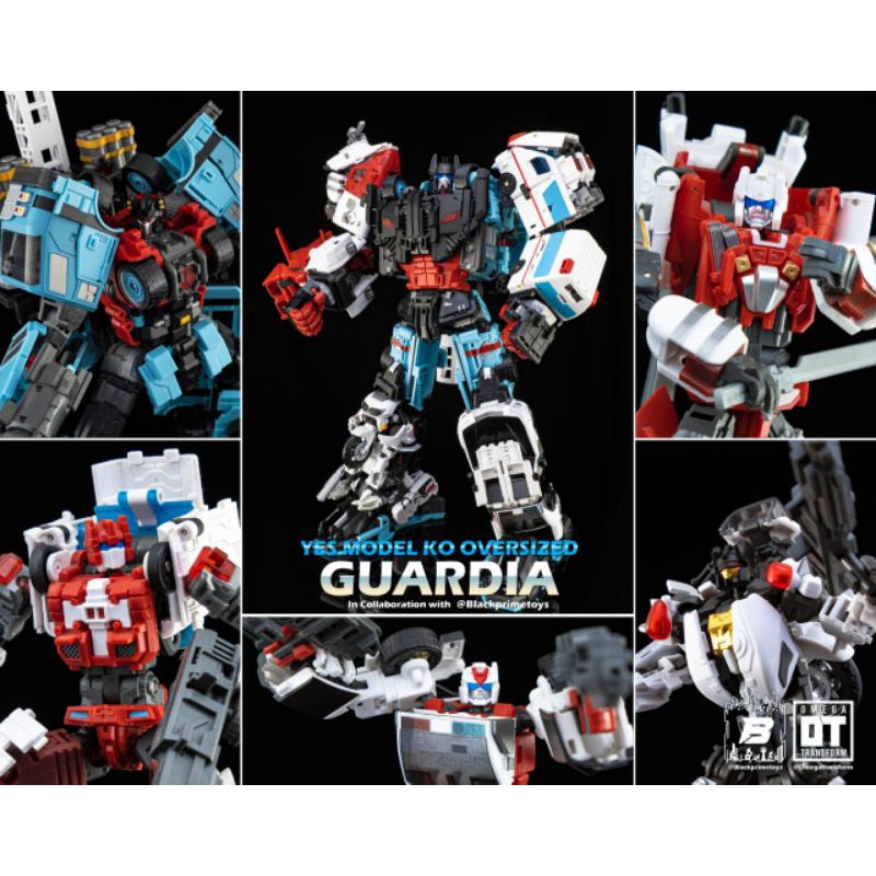 Jual Yesmodel Combiner mainan robot transform figure Guardian defensor ...