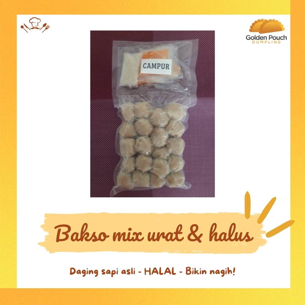 Jual Golden Pouch - Bakso Sapi Urat dan Halus Afung / Makanan Segar ...