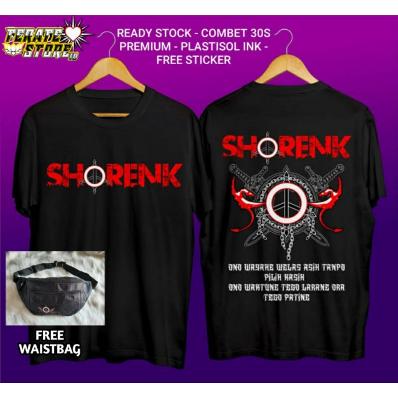 Jual KAOS PSHT SHORENK MERAH (KODE TSID-1), BAHAN DISTRO (BISA COD ...