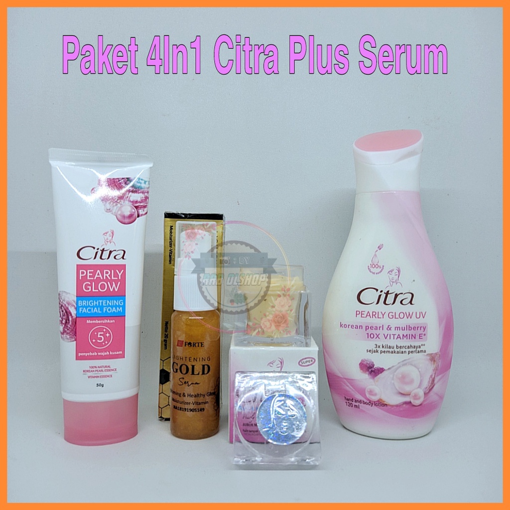 Jual RRB OLSHOP _ PAKET BPOM 4 IN 1 Citra Plus Whitening Gold Serum ...