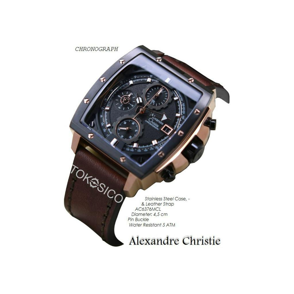 Jual JAM ALEXANDER CHRISTIE PRIA ORIGINAL MODEL KOTAK SPORTY AC 6376 ...