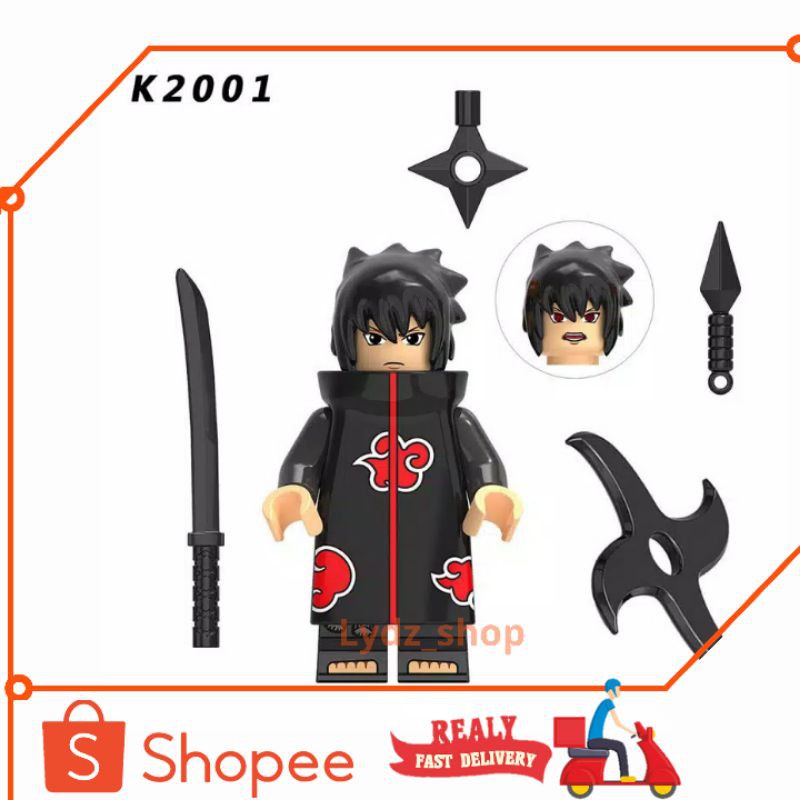 Jual Lego akatsuki komik naruto lego minifigure mini figure Akatsuki ...