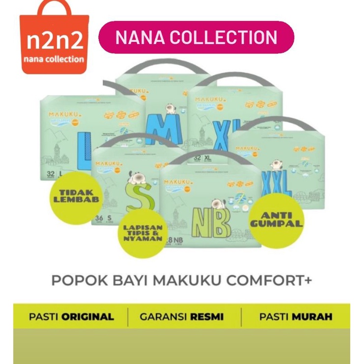 Jual GARANSI RESMI MAKUKU POPOK BAYI VIRAL AIR DIAPERS COMFORT SELEMBUT ...