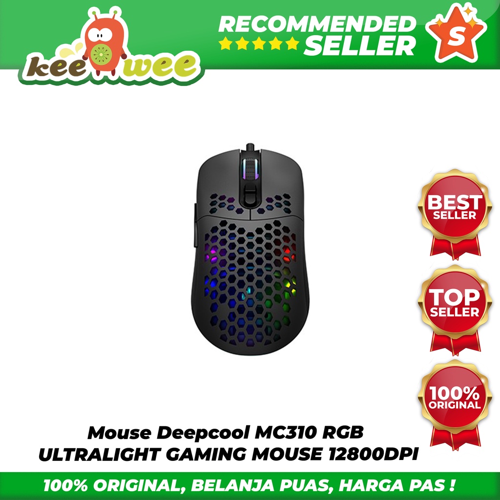 Jual Mouse Deepcool MC310 RGB ULTRALIGHT GAMING MOUSE 12800DPI | Shopee ...