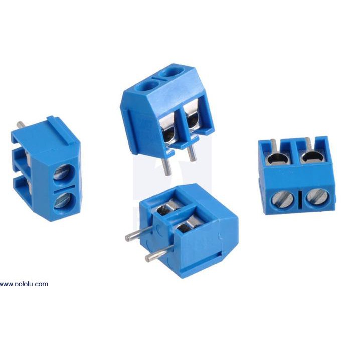 Jual Screw Terminal Block 2 Pin Skrup Pcb Blok Pitch 5Mm Cable ...