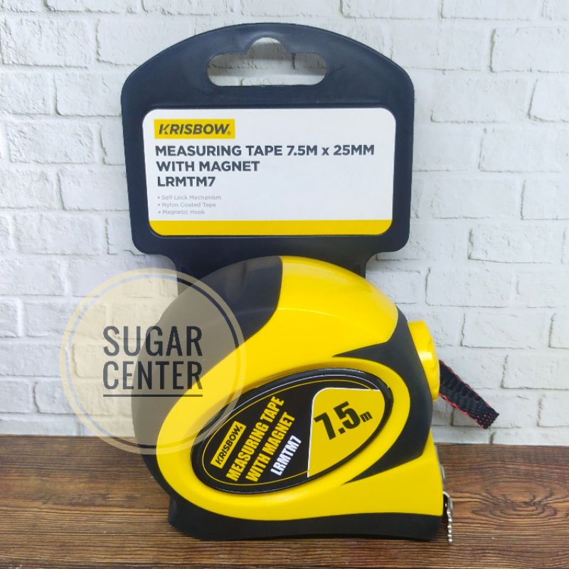 Jual Krisbow Meteran 7.5 Meter/Meteran Dengan Magnet/Krisbow Measuring ...