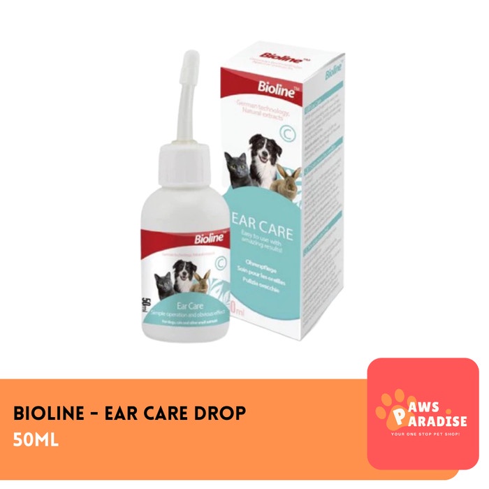 Jual BIOLINE Ear Drop Care 50ml / Cairan Pembersih Telinga Anjing ...