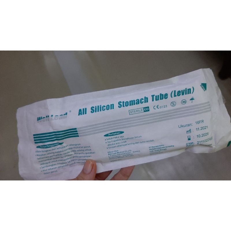 Jual NGT Silicon Well Lead / Selang Makan (16Fr) | Shopee Indonesia