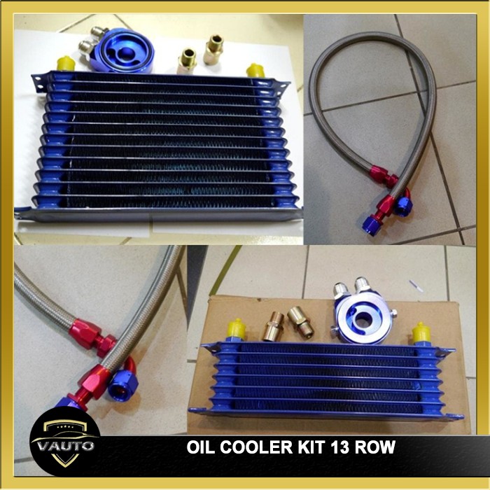 Jual UNIVERSAL OIL COOLER KIT 13 ROW | Shopee Indonesia