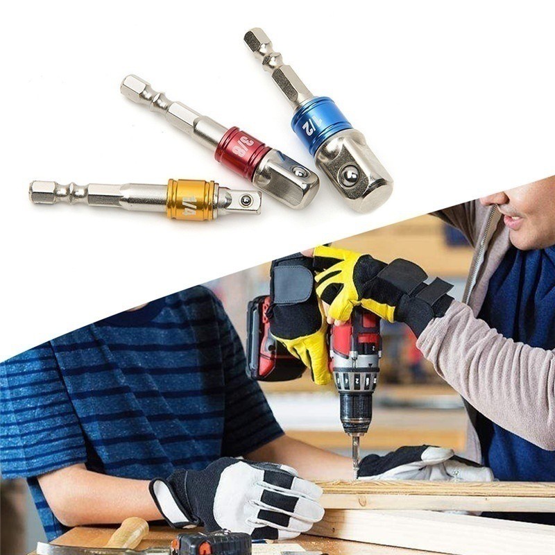 Jual salestuf Drill Socket Adapter Impact - set mata bor adapter impact ...