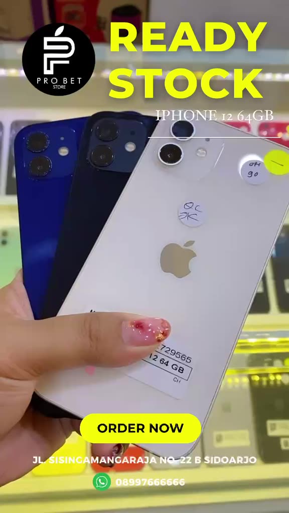 Jual IPHONE SECOND 12 64GB / 128GB / 256GB FULLSET LIKE NEW | Shopee Indonesia