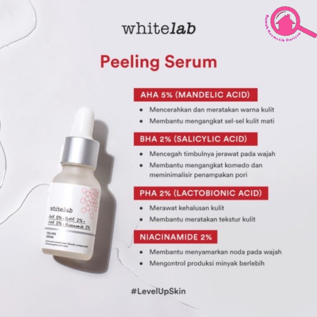 Jual Whitelab Peeling Serum Aha Bha Pha | Whitelab Serum Muka | Shopee ...
