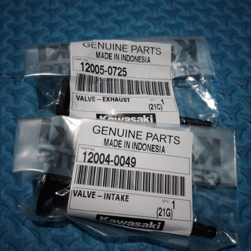 Jual payung klep in ex KLX 150 sepasang original Kawasaki 12005-0725 ...