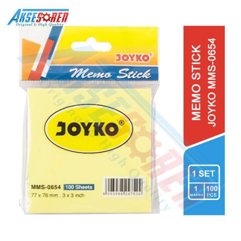 Jual Memo Stick Joyko [MMS-0654] / Sticky Notes / Marks / Buku Memo ...