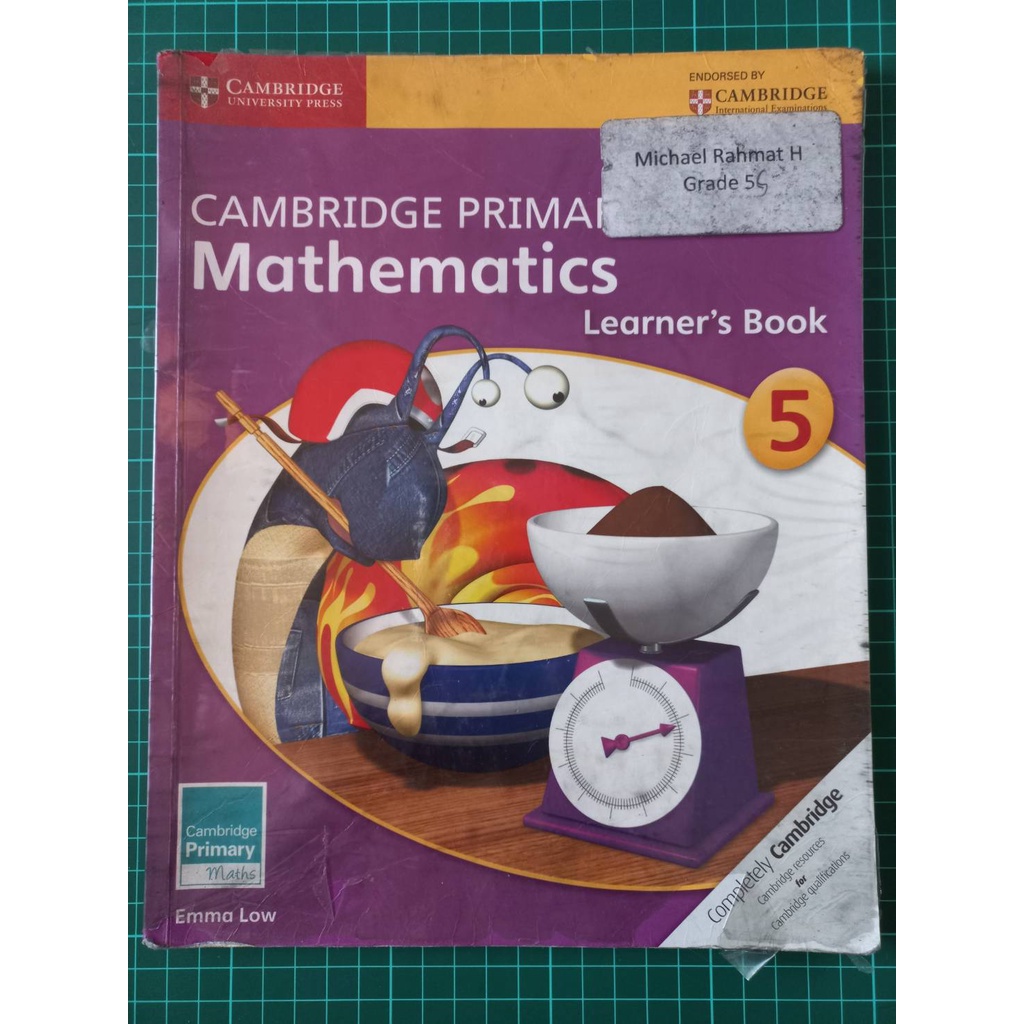 Jual Cambridge Primary Mathematics Learner's Book Grade 5 | Shopee ...