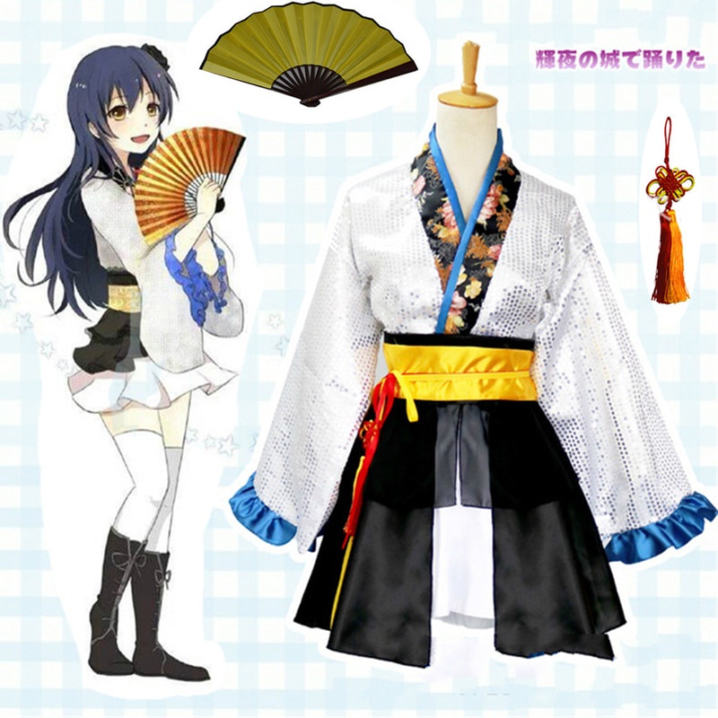Jual Preorder Love Live Cosplay Sonoda Umi Cosplay Costume Kimono Anime 1561