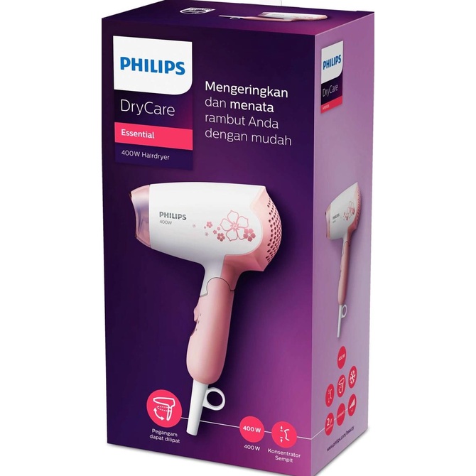 Jual PHILIPS HAIR DRYER HP 8108 / PENGERING RAMBUT HP8108 400 watt Pink ...
